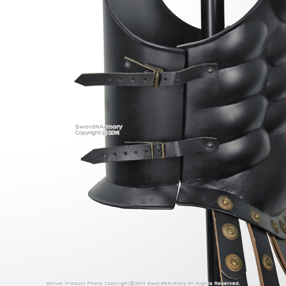 Medieval Roman Body Armor Breast Plate Muscle Cuirass 20G Steel w ...