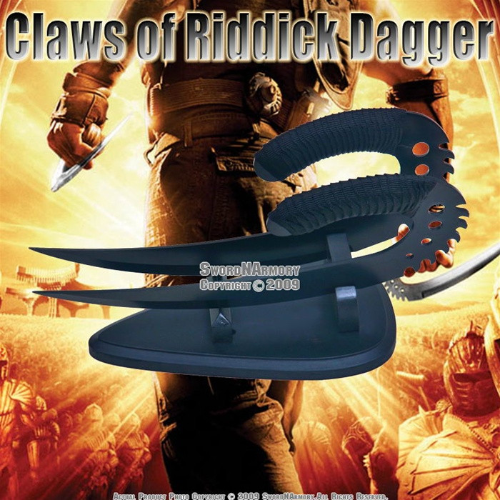 Claws of Riddick Dagger Knife Chronicles of Riddick Std