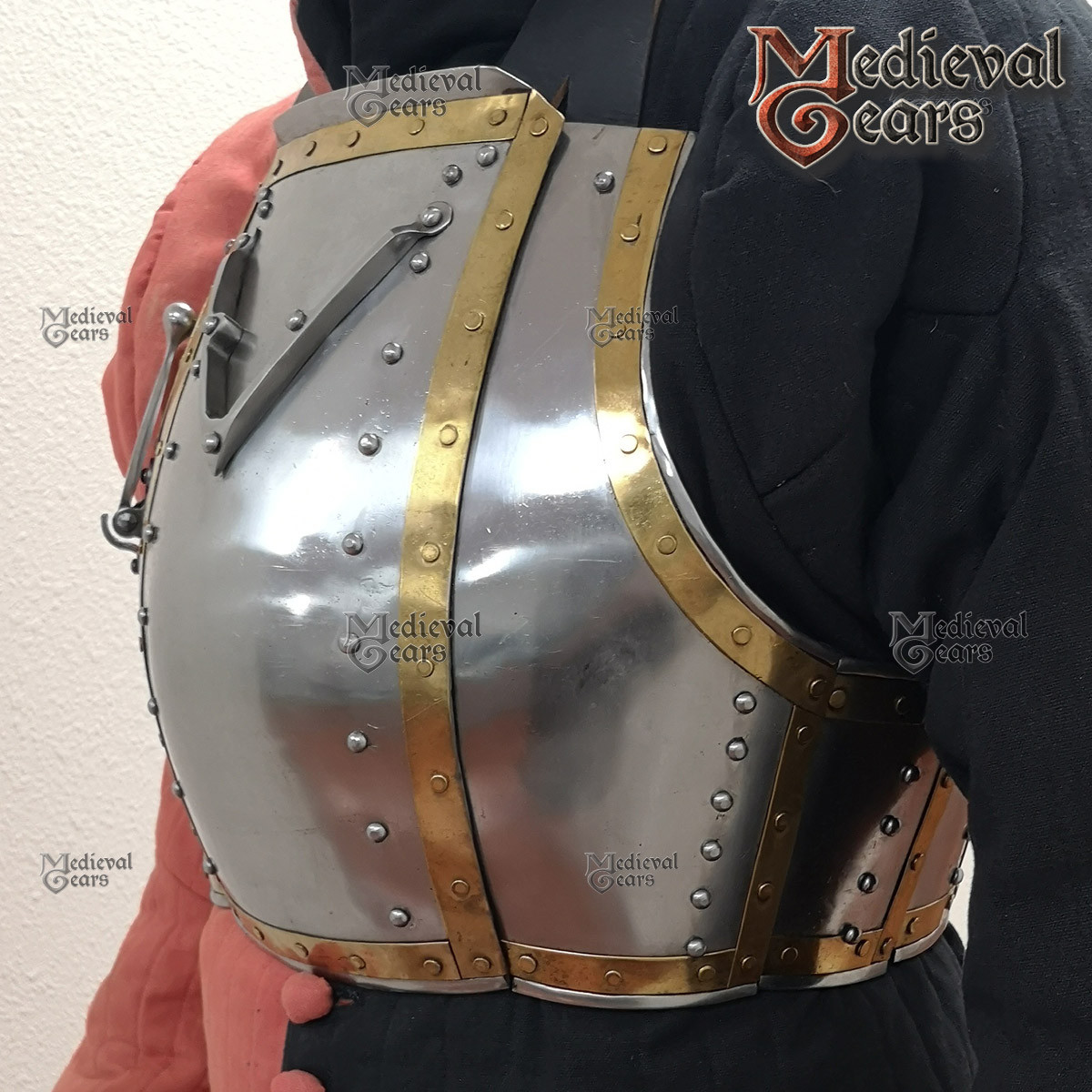 XL Size 14th Century 16G Steel Functional Medieval Churburg Breast ...