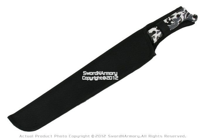 Full Tang Fixed Blade Jungle Machete Fantasy Zombie Hunting Sword Sax ...