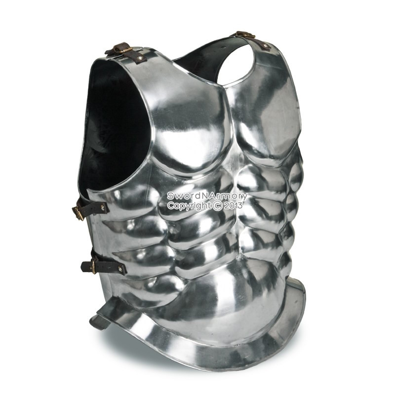 Roman Steel Muscle Plate Cuirass Greek Body Armour Breast Plate ...