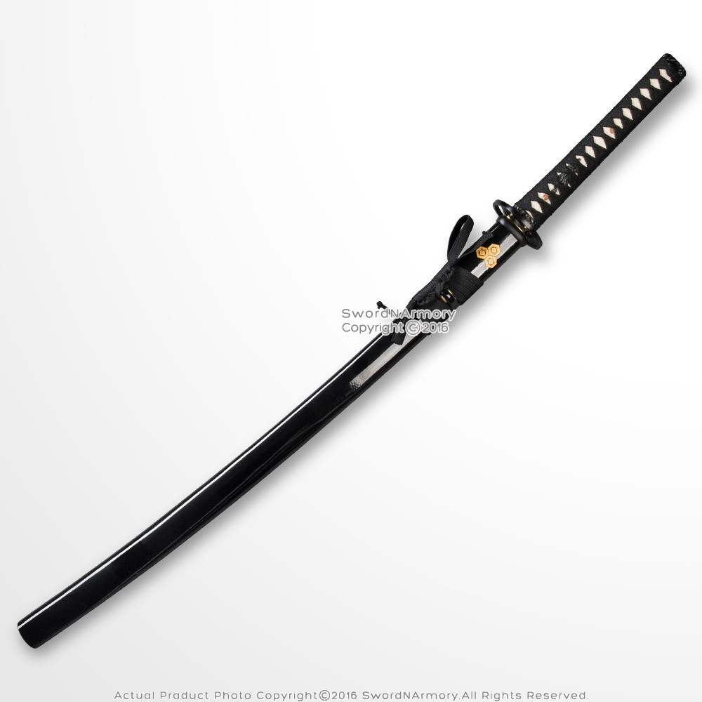 39" Handmade 1045 Carbon Steel Through Hardened Katana Samurai Cutting ...