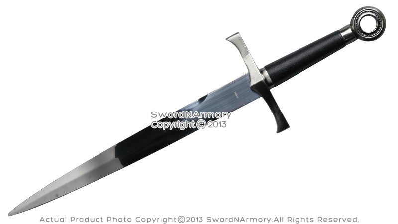 Medieval Knight Irish O Ring Pommel Short Sword Historical Dagger with ...