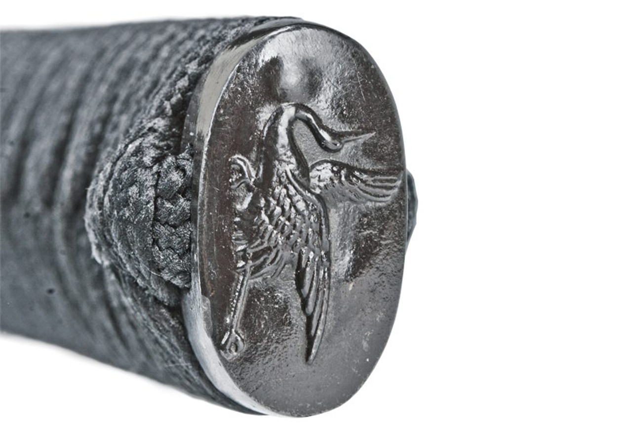 Munetoshi 2nd Gen Mokko Handmade Katana Samurai Sword T10 Blade Crane ...