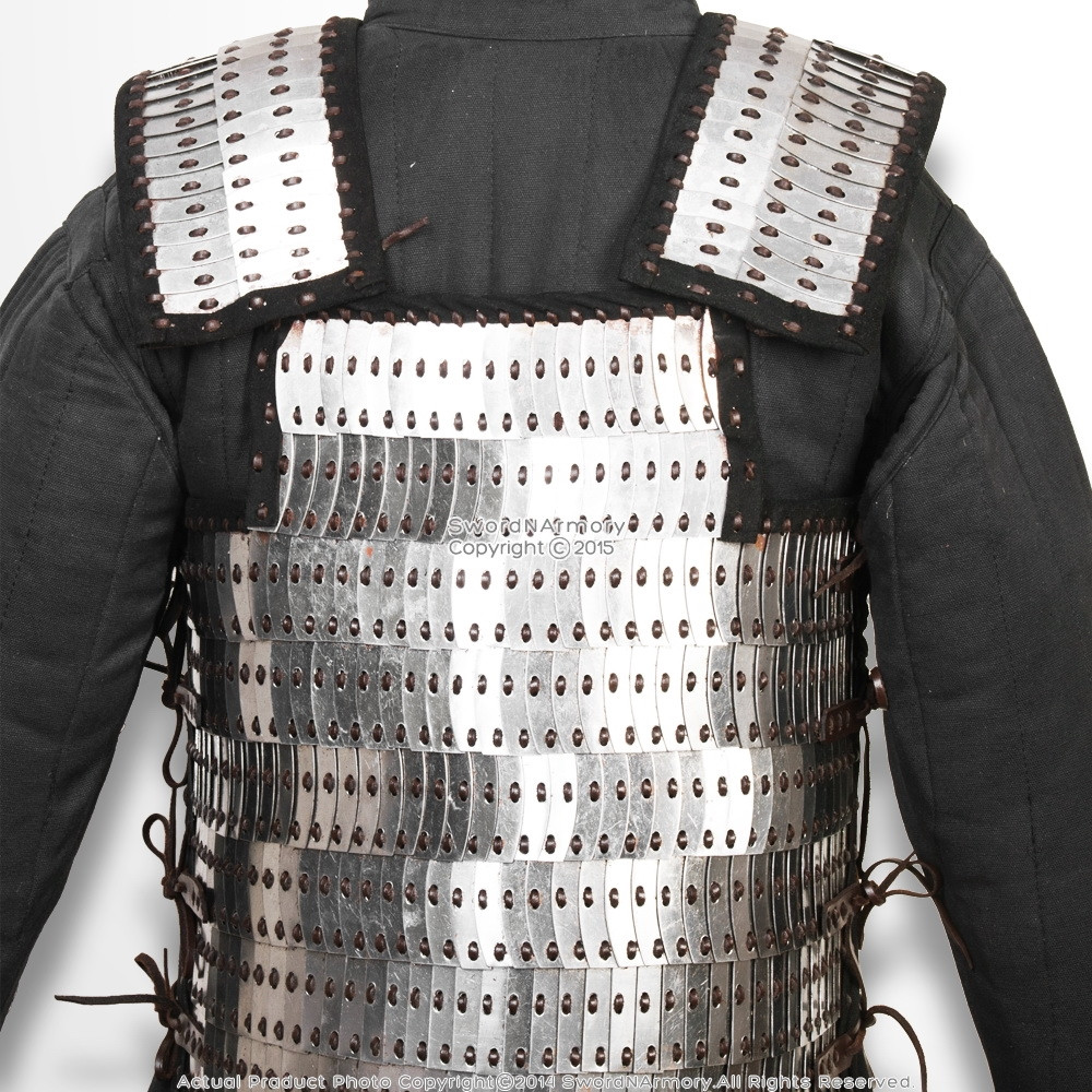 Medieval Metal Scale Plate Body Armor Domed Scales LARP Renaissance Costume