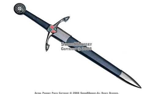 This is the Black Prince Medieval Knight Dagger Knife With Scabbard ...