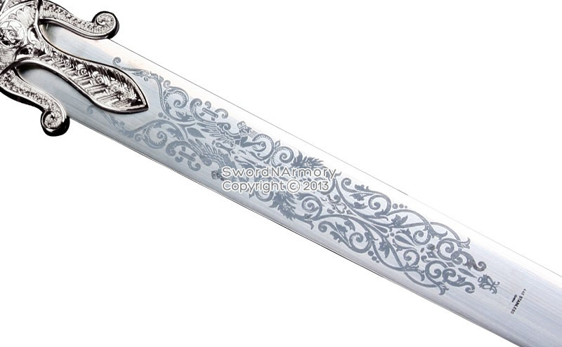 49 " Medieval Israel King Solomon Crusader Knight Sword