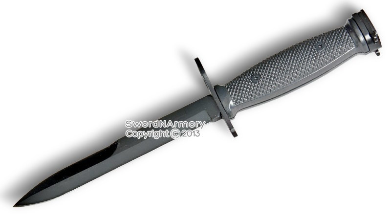 Fixed Blade Knife WWII Bayonet Replica Combat Dagger with Sharp Spine ...