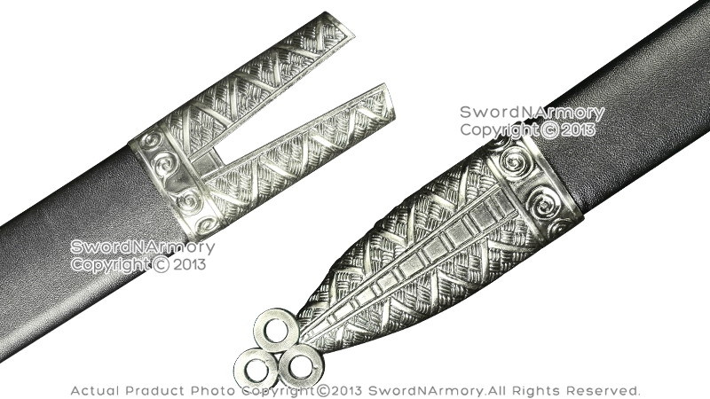 43" Medieval Knight Scottish Claymore Arming Sword w/ Scabbard False ...