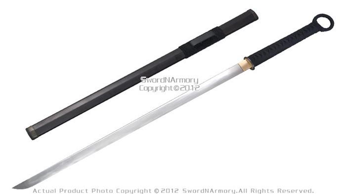 Munetoshi Handmade 1065 Steel Chinese Jian Korean Samgakdo Sword Ring ...