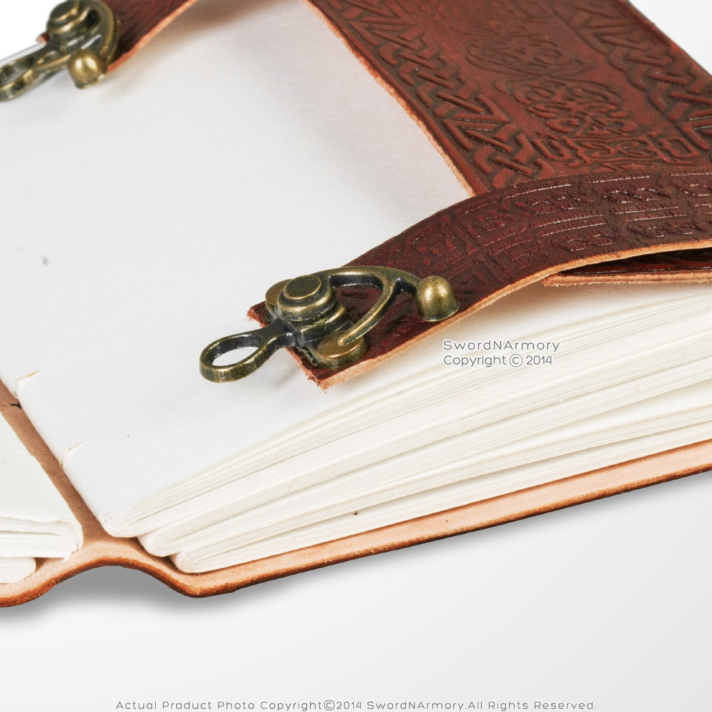 Medieval Genuine Leather Journal Diary Parchment Paper Notebook Fleur ...