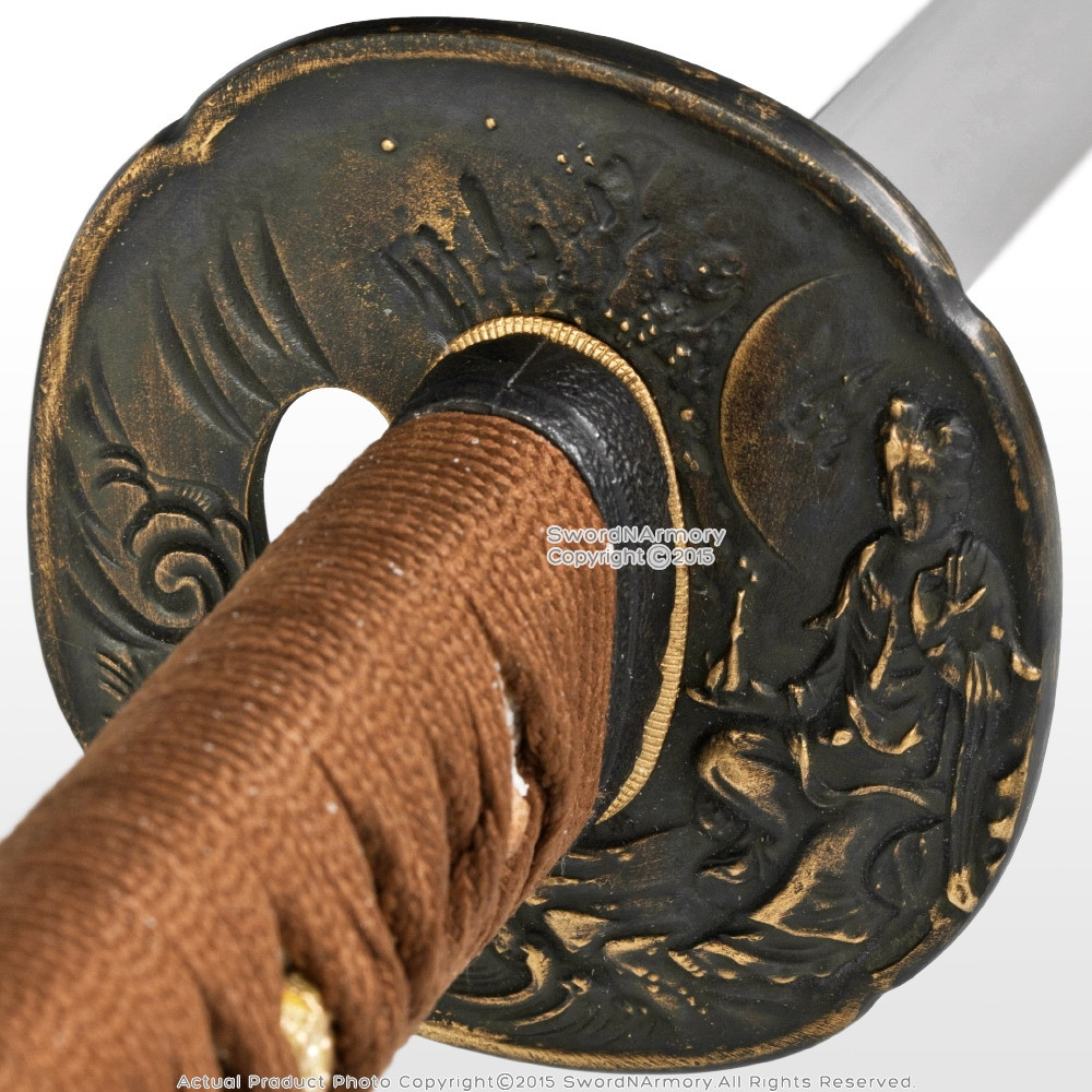 Ryujin Brand Handmade T10 Hira Zukuri Samurai Katana Sword Differential ...