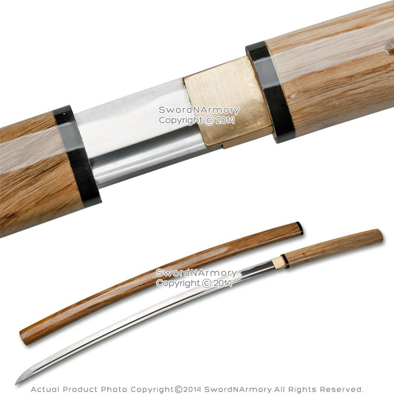 Onikiri Shirasaya Samurai Katana Sword 1045 Steel Carbon Steel Sharp Edge