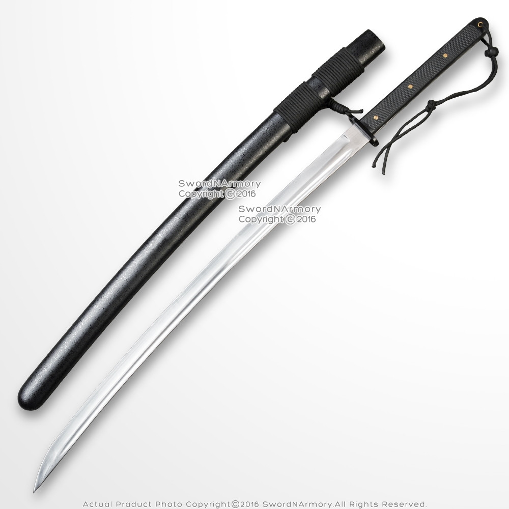 37" Tactical Katana Modern Functional Samurai Sword 1045 Steel Blade Sharp