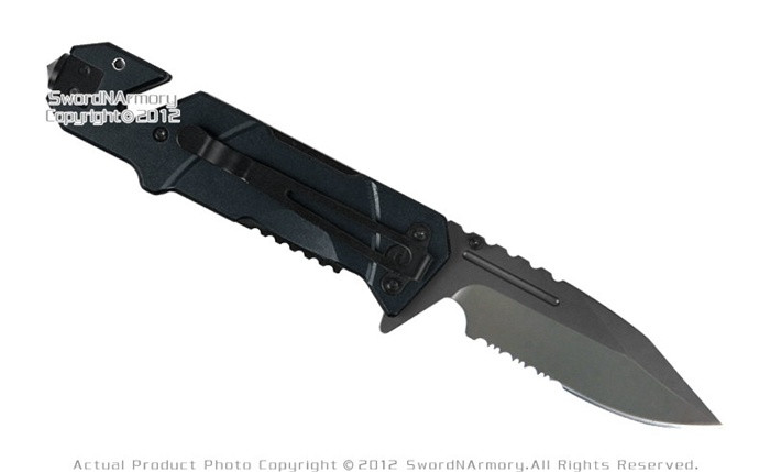 Mastiff Rescue Folding Assisted Opening Tactical Knife 7CR17MOV Steel ...