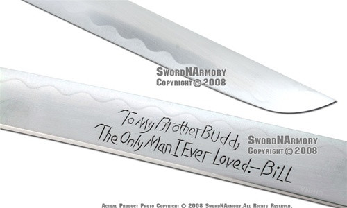 Kill Bill 3Pcs Complete Samurai Katana Sword Bride Budd