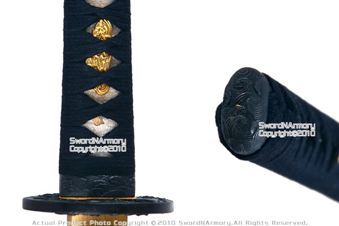 Musashi Brand Handmade 1060 Differential Harden Steel Katana Samurai ...