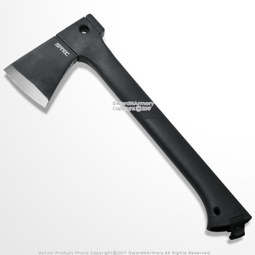 Tactical Survival Axe Outdoor Camping Hatchet with Survival Saw and ...