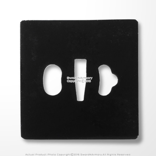 Fully Functional Iron Ninja Style Square Tsuba Hand Guard for Ninjato ...