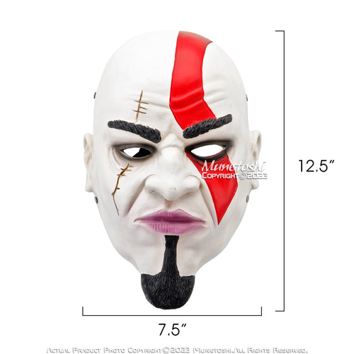 Kratos GoW Mask War Spartan Ghost Greek Fantasy Video Game Cosplay ...