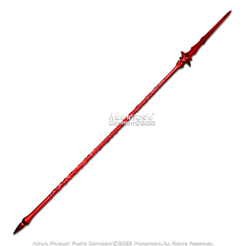 80" Gae Bolg Cu Chulainn Fate Lance Spear Stainless Steel Red Fantasy ...