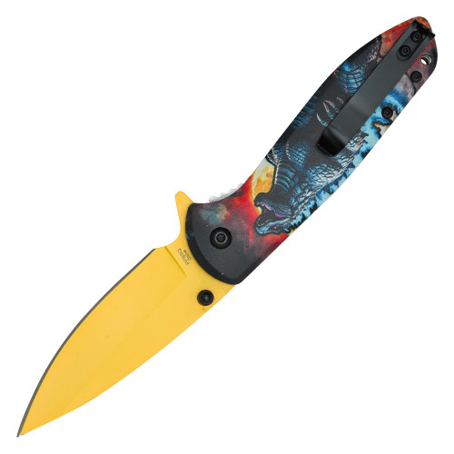 ''8 Monster Kaiju Folding Knife