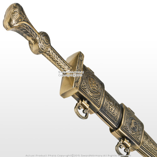 Roman Legionnaire Dagger Gladiator Soldier Short Sword Antique Brass Finish