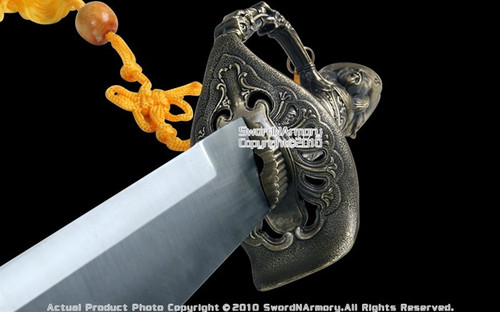 9 Rings Fearless Broad Sword Musketeers Saber w/ Stand