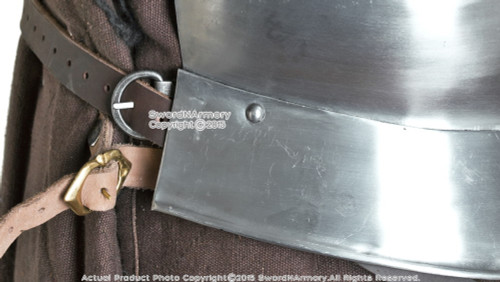 Large Size Medieval 15th Century Body Armor Breast Plate 18G Steel LARP ...