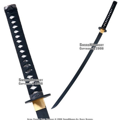 Wooden Japanese Samurai Katana Practice Sword Waster