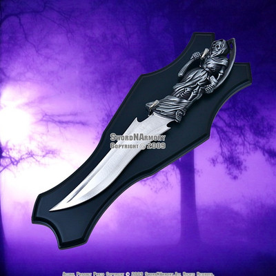 This is the 15 " Grim Reaper Fantasy Dagger with Plaque. The blade of ...