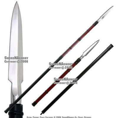 Japanese 72 " Full Tang Yari Naginata