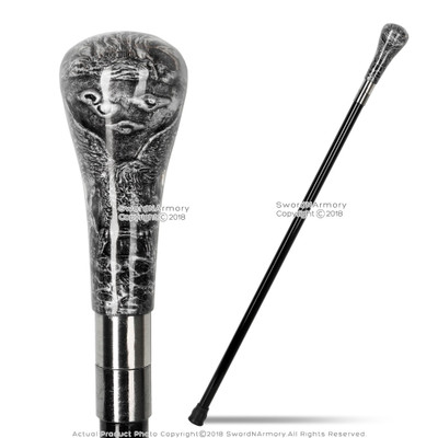 Soaring Eagle Fantasy Walking Cane Glass like Polyresin Handle ...
