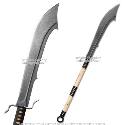 53" Podao Chinese Pole arm Broad Sword Martial Art Handmade Functional ...