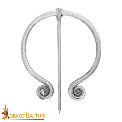 Medieval Stainless Steel Penannular Brooch Cloak Fibula