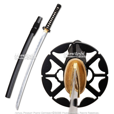 Aluminum Iaito Dull Unsharpened Blade Abstract Tsuba Practice Training ...
