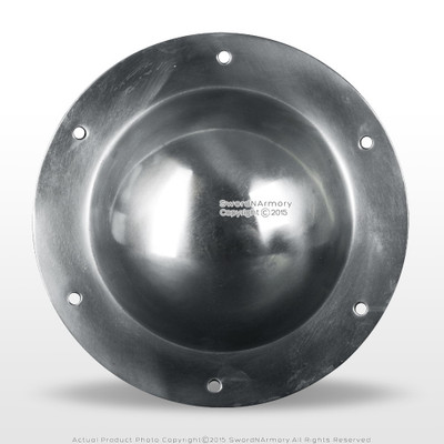 14 Gauge Steel 7.5" Combat Grade Functional Medieval Medium Shield Umbo ...