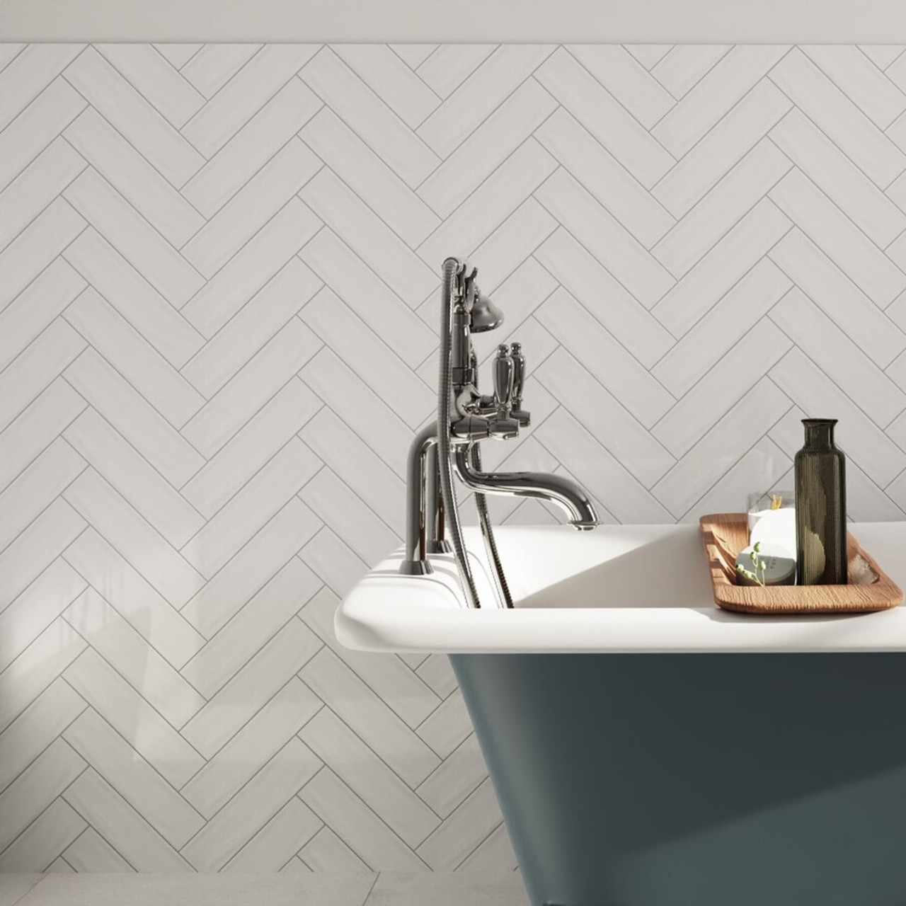 Rustic White Tiles 7.5x30cm | Tile Warehouse