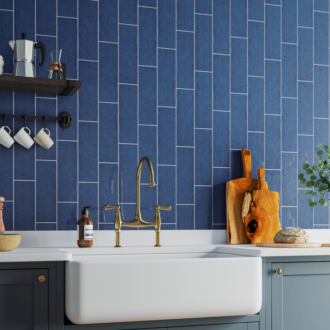 Navy Blue Tile