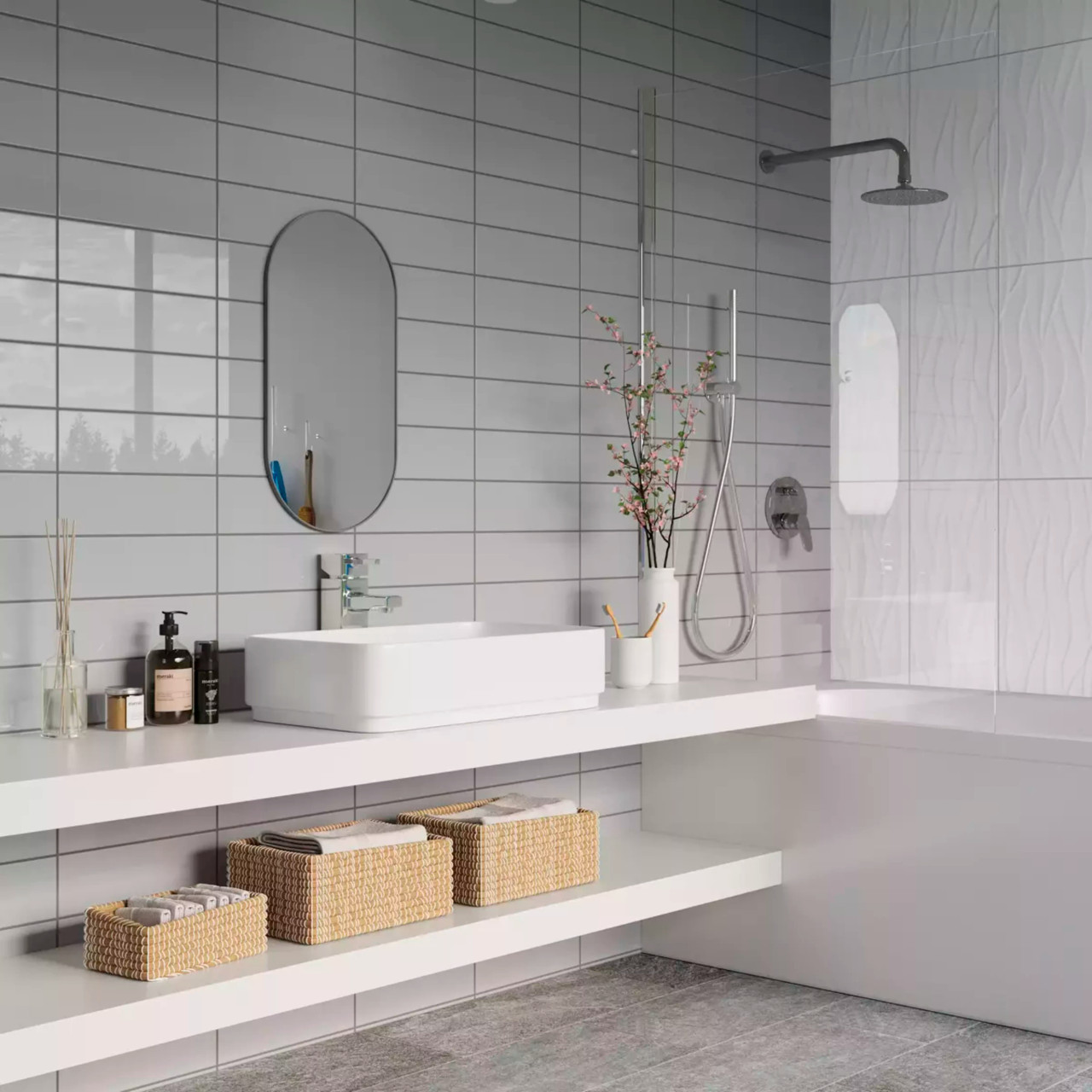 Underground Grey Tiles 10x30cm | Tile Warehouse