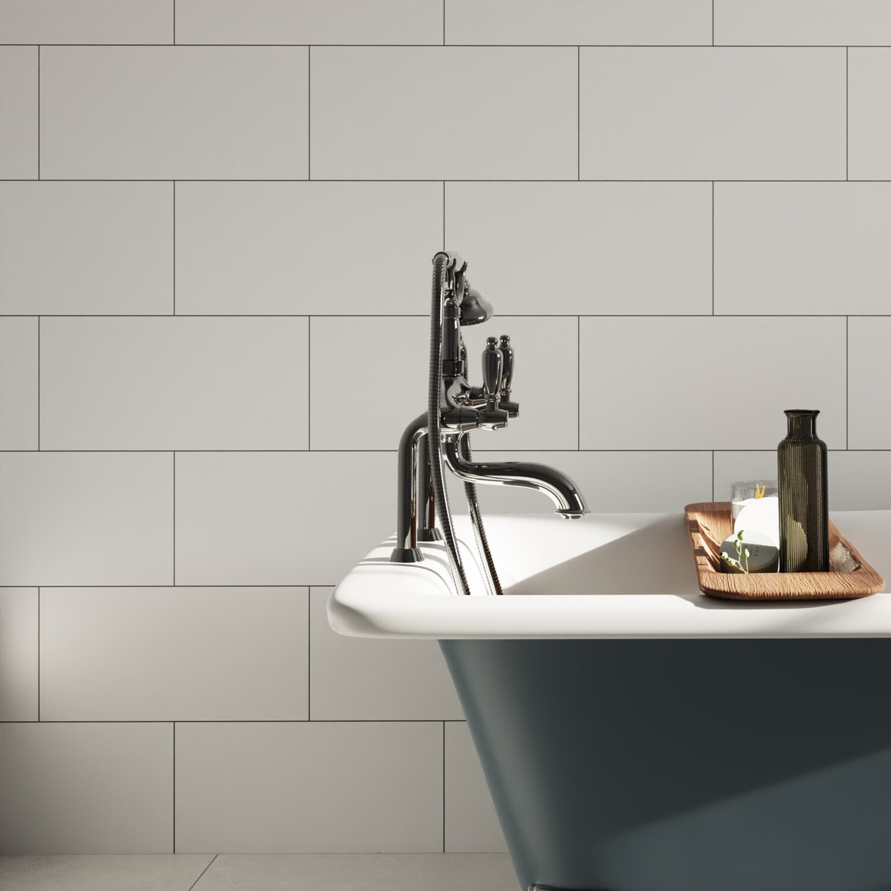 Blanco Matt White Tiles 30x60cm | Tile Warehouse