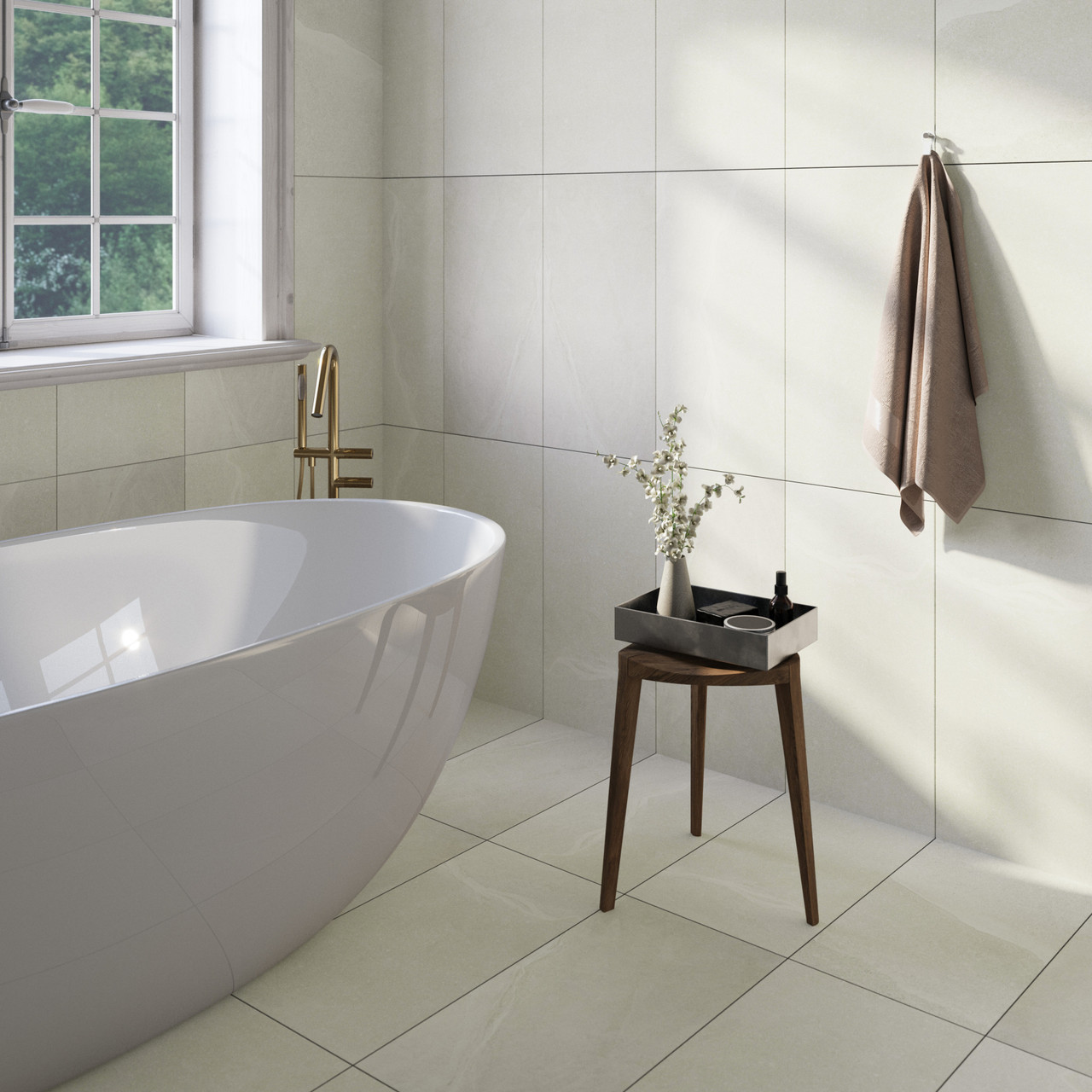 Austral Pearl Indoor Porcelain Tiles 30x60cm | Tile Warehouse