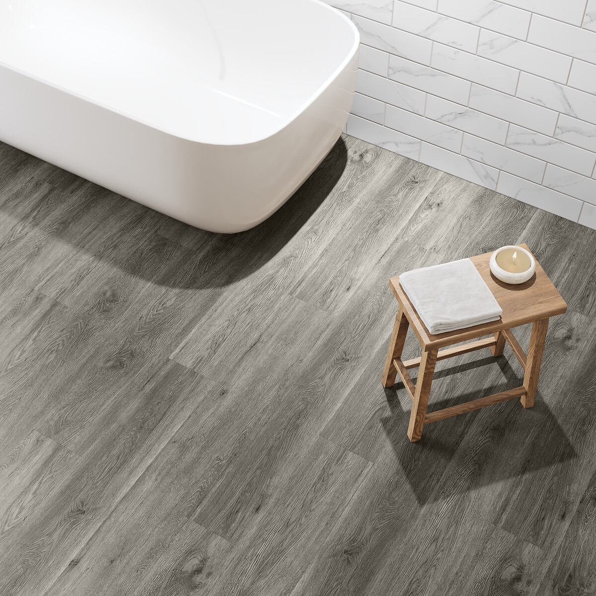 Galloway Grey Vinyl Tiles | Luxury Vinyl Flooring | Tile Warehouse