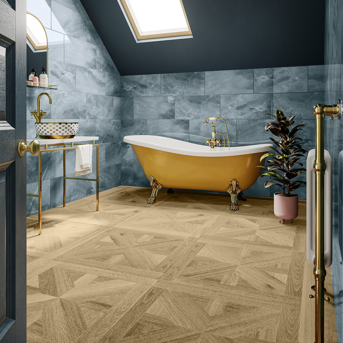 Marmer Onyx Blue 30x60cm | Tile Warehouse