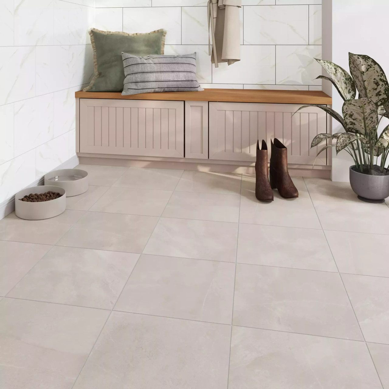Stein Fawn Stone Effect Tiles 33x33cm | Tile Warehouse