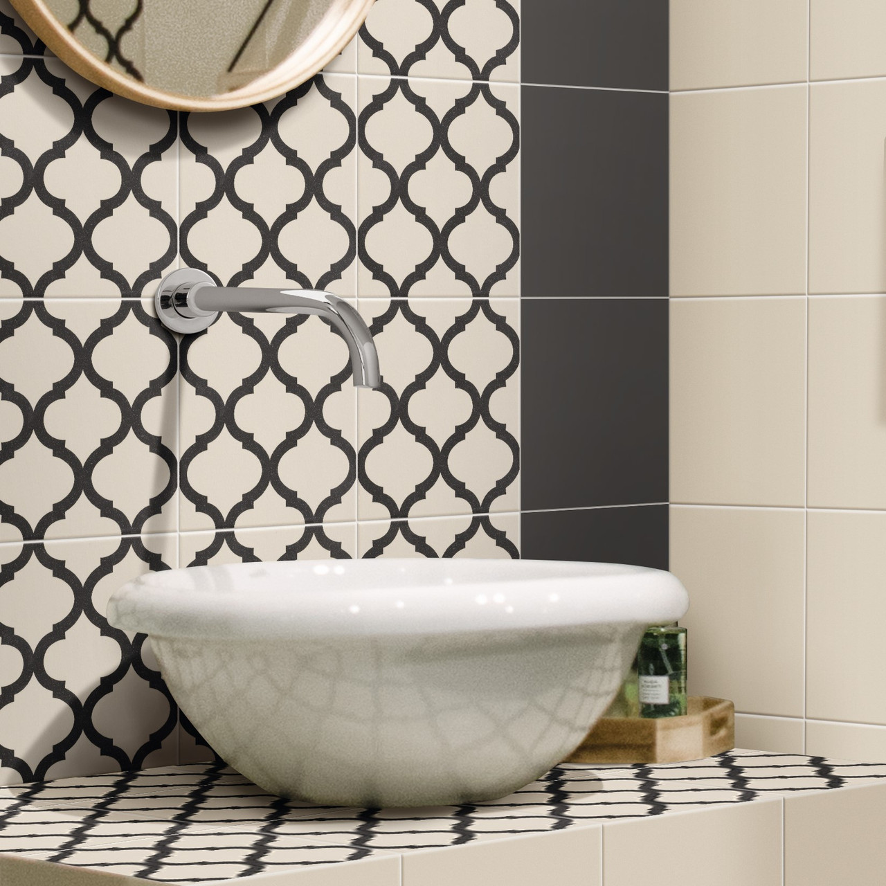 Souk Arabesque Patterned Tiles 20x20cm | Tile Warehouse