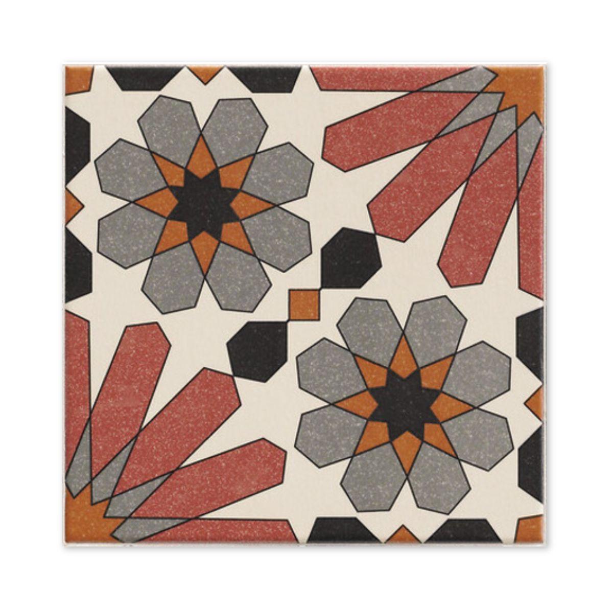 Souk Red Moroccan Patterned 20x20cm | Tile Warehouse