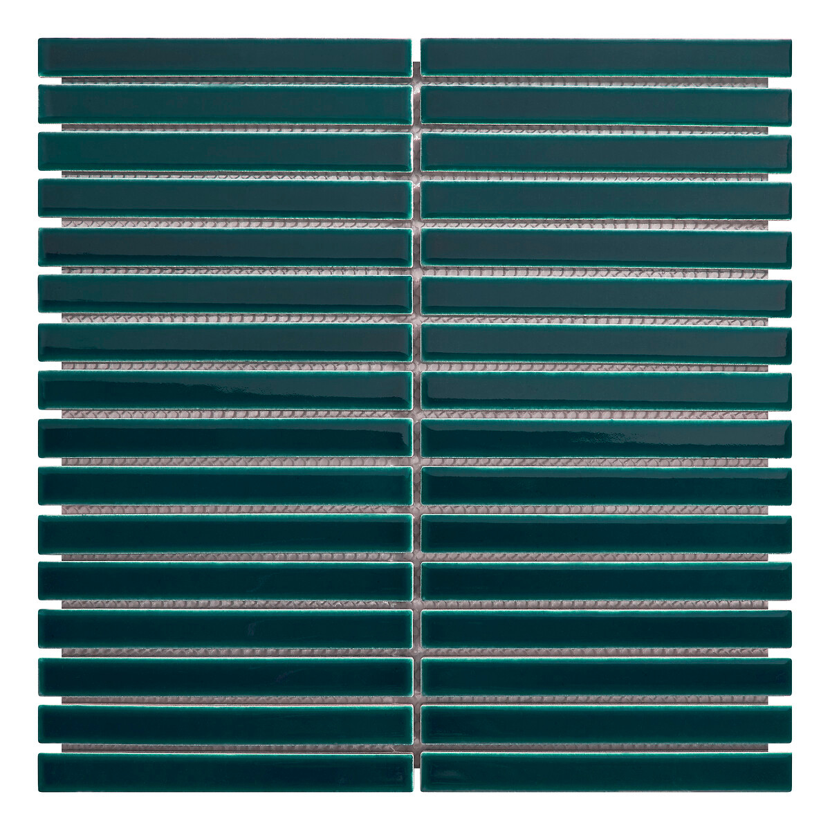 Klein Deep Green Kitkat Mosaic Tiles (29.6x29.7cm) | Tile Warehouse