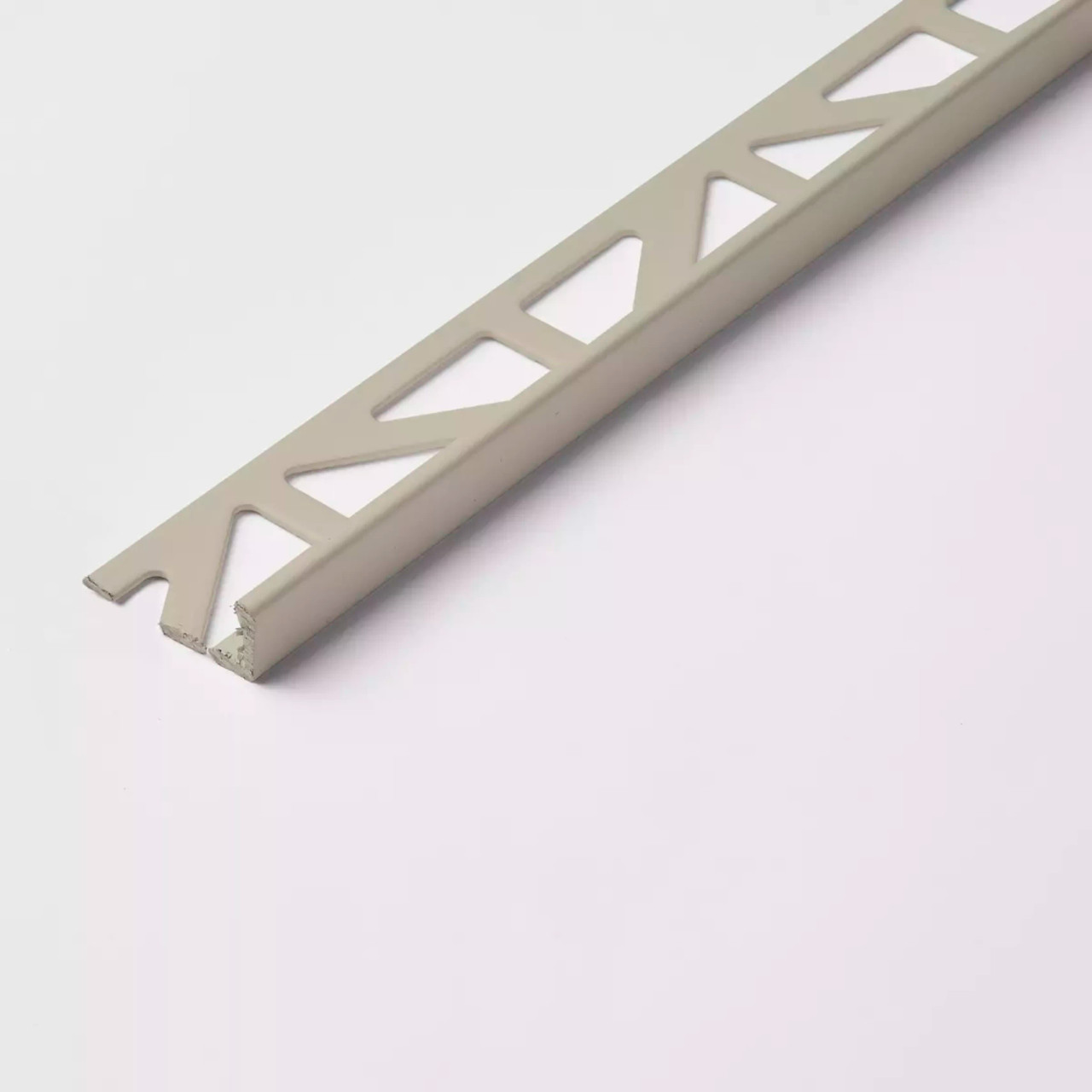Matrix Pebble Beige 10mm Straight Edge Trim | Tile Warehouse