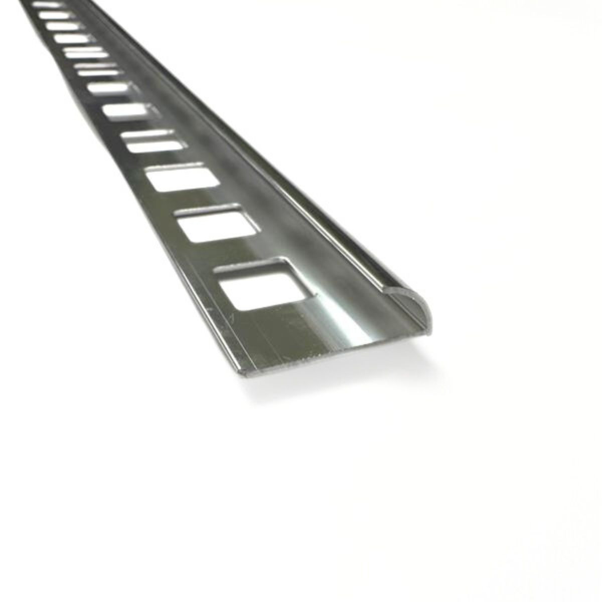 Trim Curved Edge Silver 8mm | Tile Warehouse